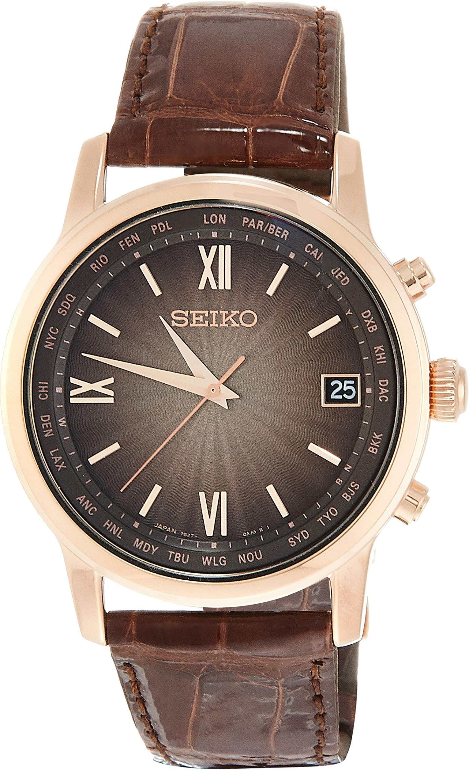 Amazon.co.jp: [セイコーウォッチ] 腕時計 ブライツ SAGA312 メンズ ブラウン : ファッション