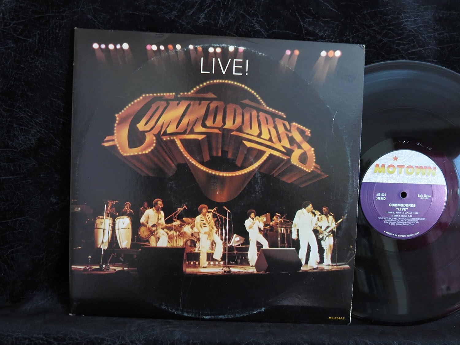 Commodores Live! (USA 1st pressing double vinyl LP) - Amazon.com Music