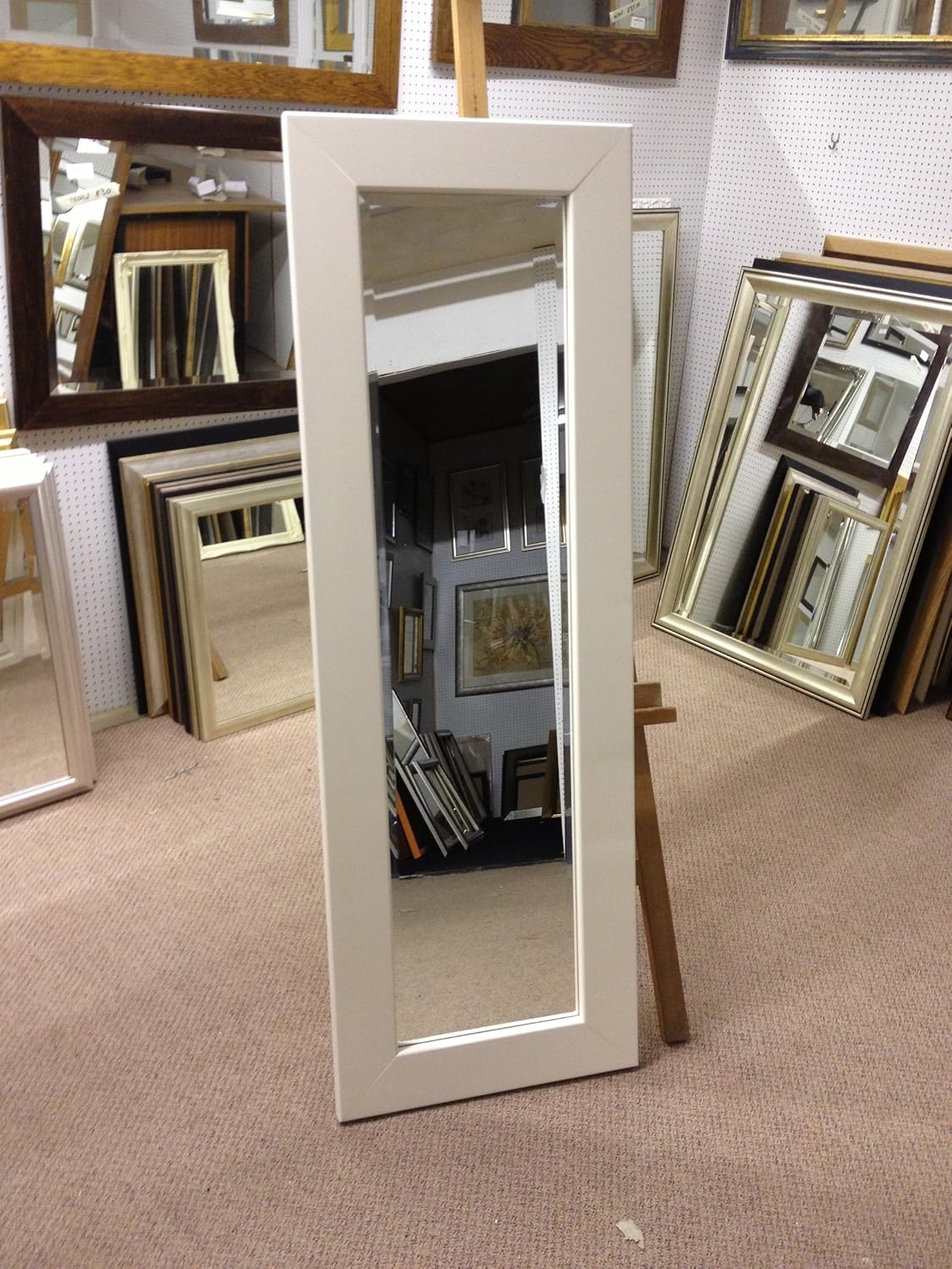 Amazon.com: NEW LONG CHUNKY IVORY/PALE CREAM SOLID PINE LONG AND FULL ...