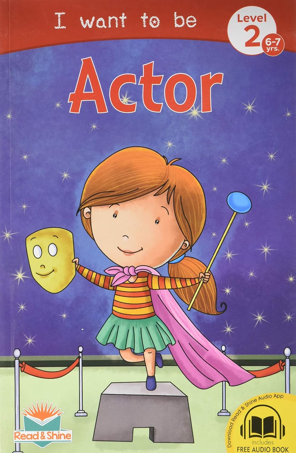I want to be Actor - Self Reading book for 6-7 years old kids with free ...