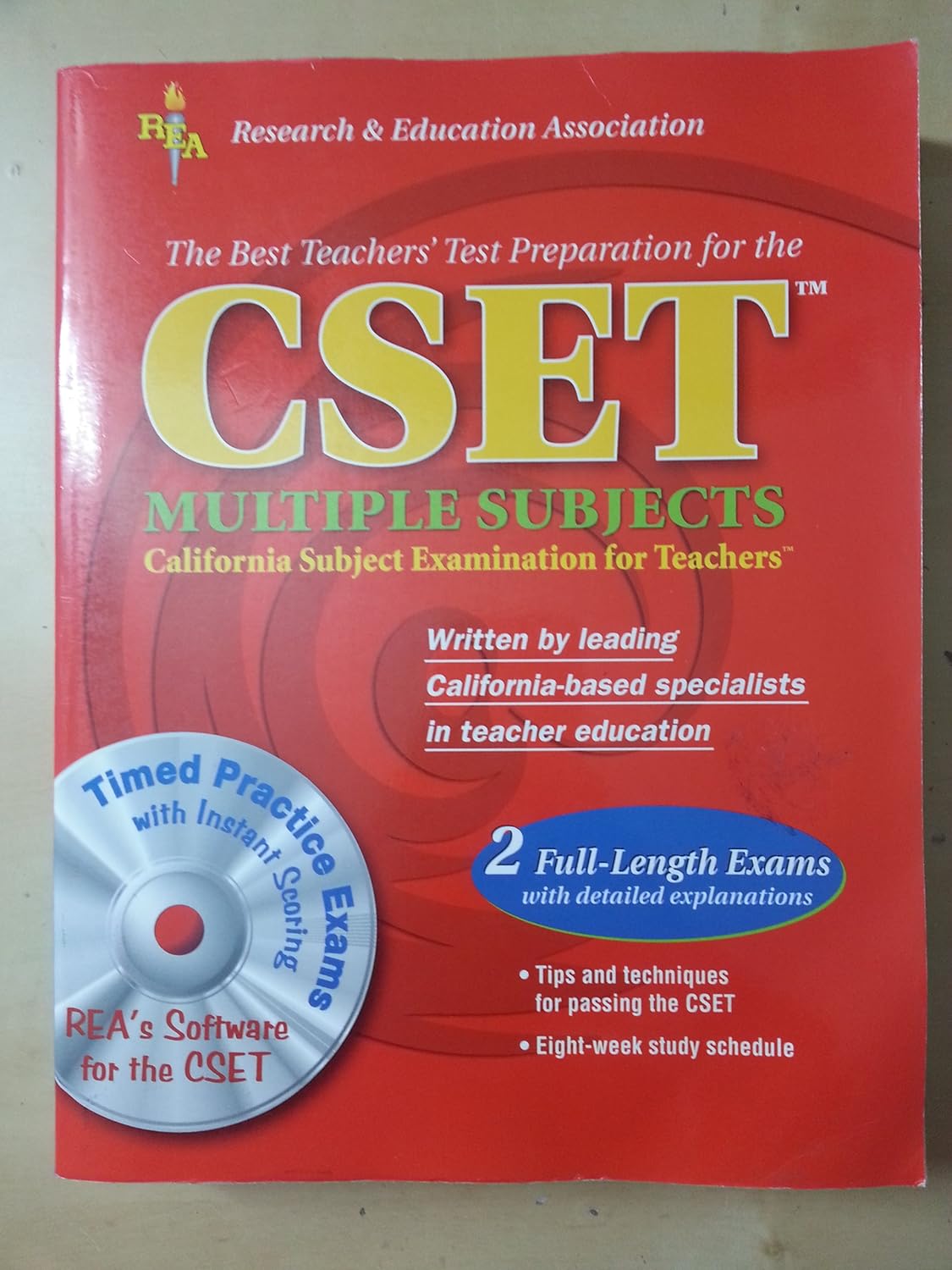 CSET Multiple Subjects w/CD-ROM (REA) - The Best Test Preparation: 1st ...