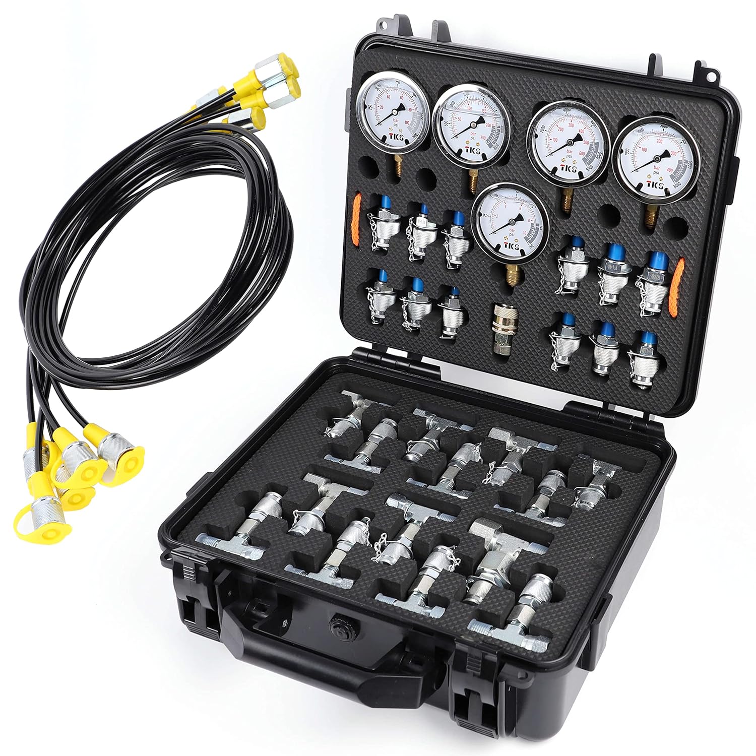 Hydraulic Pressure Test Kit - Hydraulic Pressure Gauge 150/1500/3500 ...