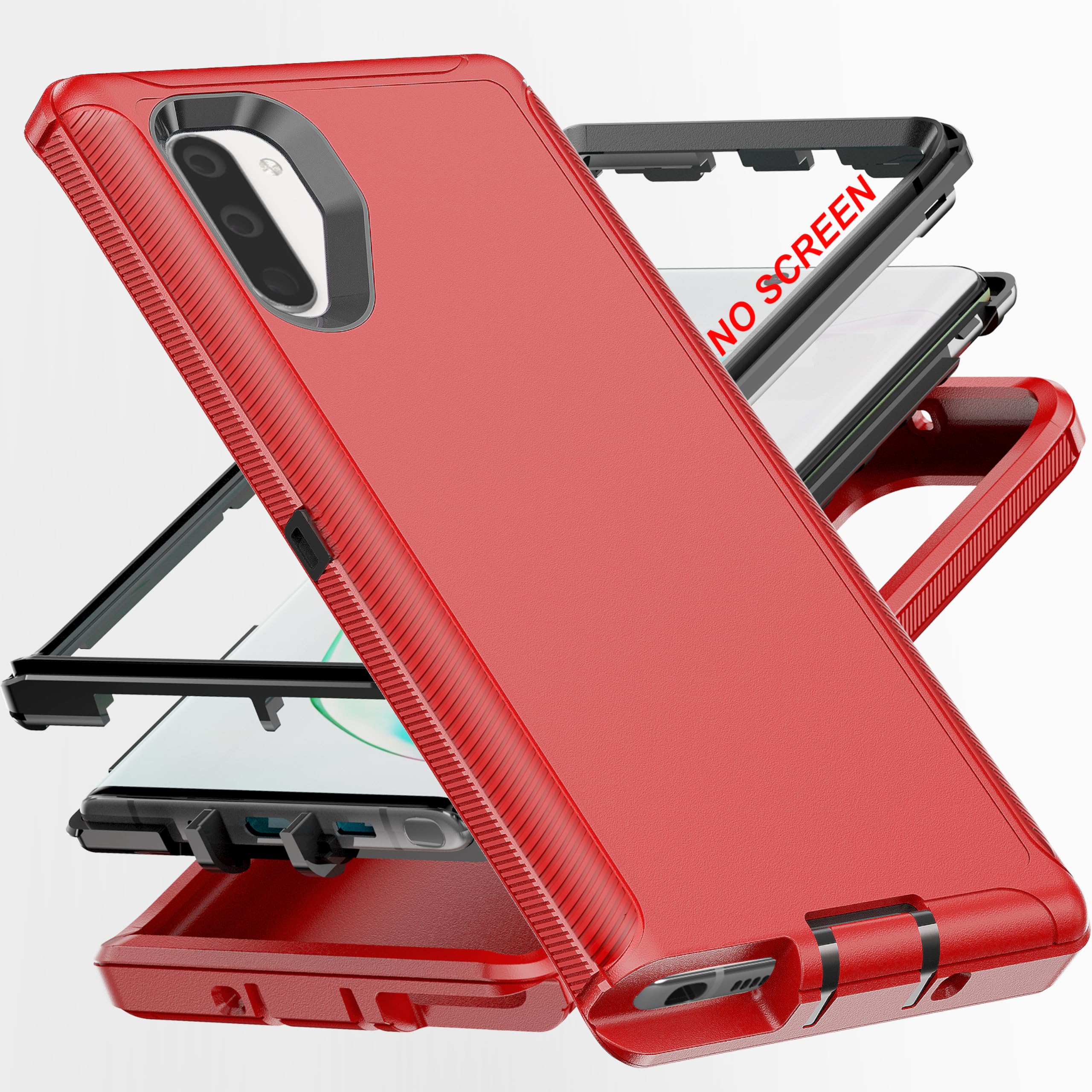 Amazon.com: AYMECL for Note 10 Case,Samsung Note 10 Case [Military Grade] 3 in 1 Full Body ...