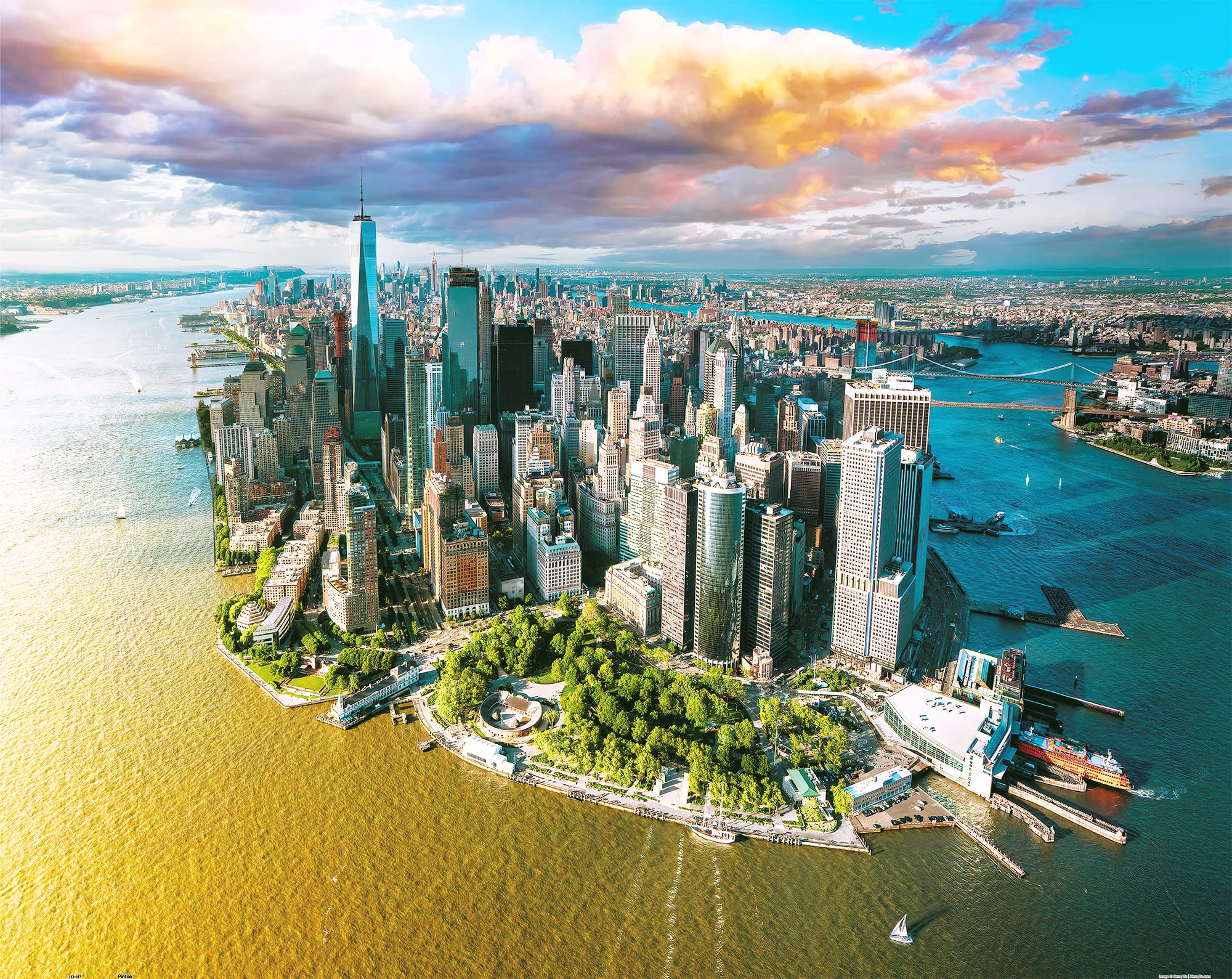 Amazon.com: Pintoo Jigsaw Puzzles 2000 Piece for Adults - HenryDo - Aerial Photography - New ...