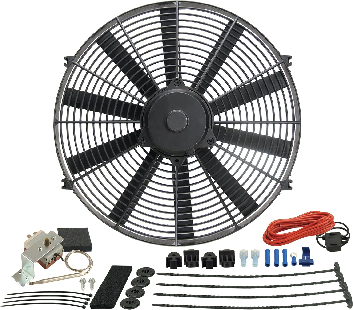 Amazon.com: Derale 16316 16" Dyno-Cool High Performance Electric Fan ...