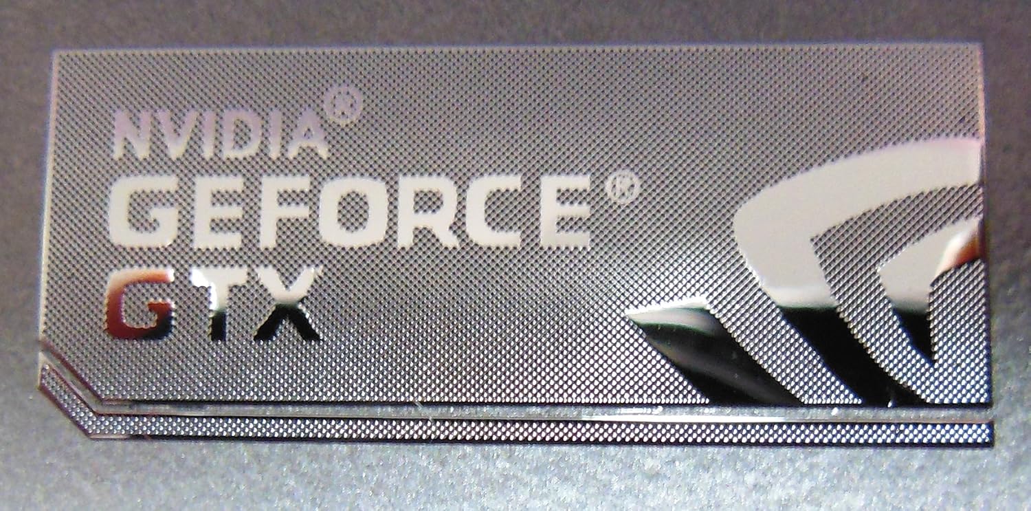 Amazon.com: VATH Made Polished Metal Sticker Compatible with NVIDIA ...