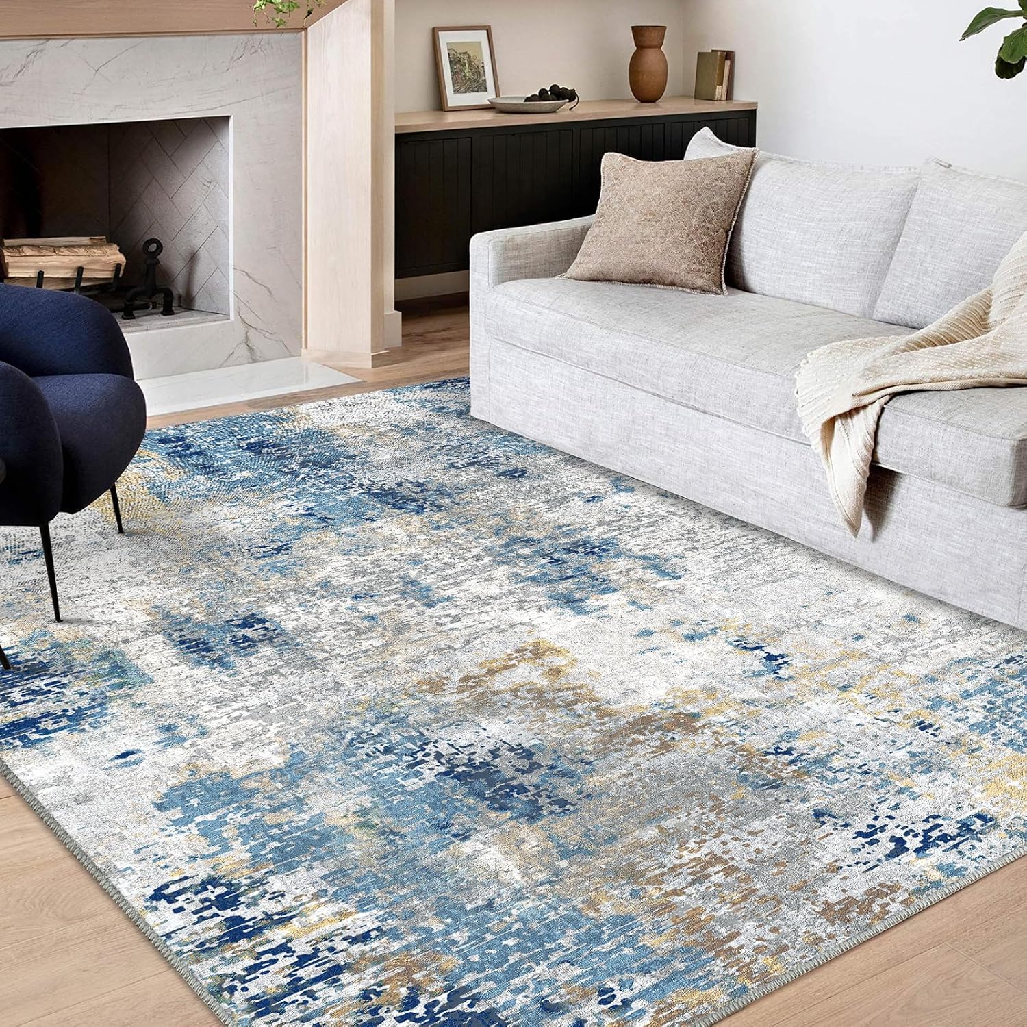 Amazon.com: QD-Udreamy 5x7 Area Rugs - Machine Washable Rugs for Living ...