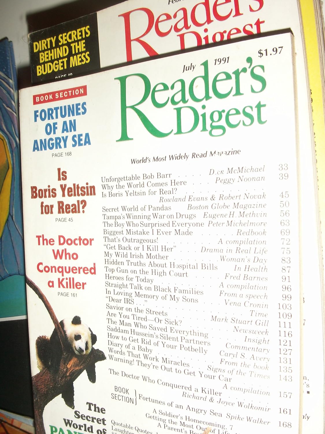 Selected Articles from Reader's Digest July 1991: Reader's Digest ...
