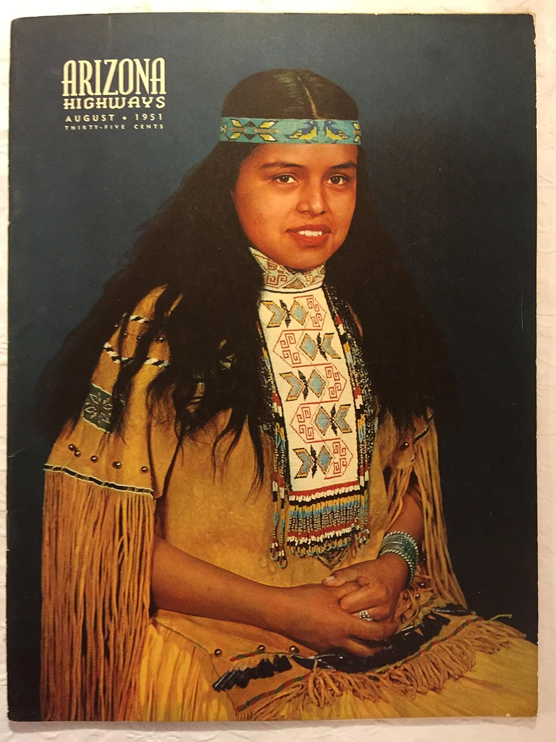 Arizona Highways, August 1951 (Indian Baskets) (Vol. 27, No. 8 ...