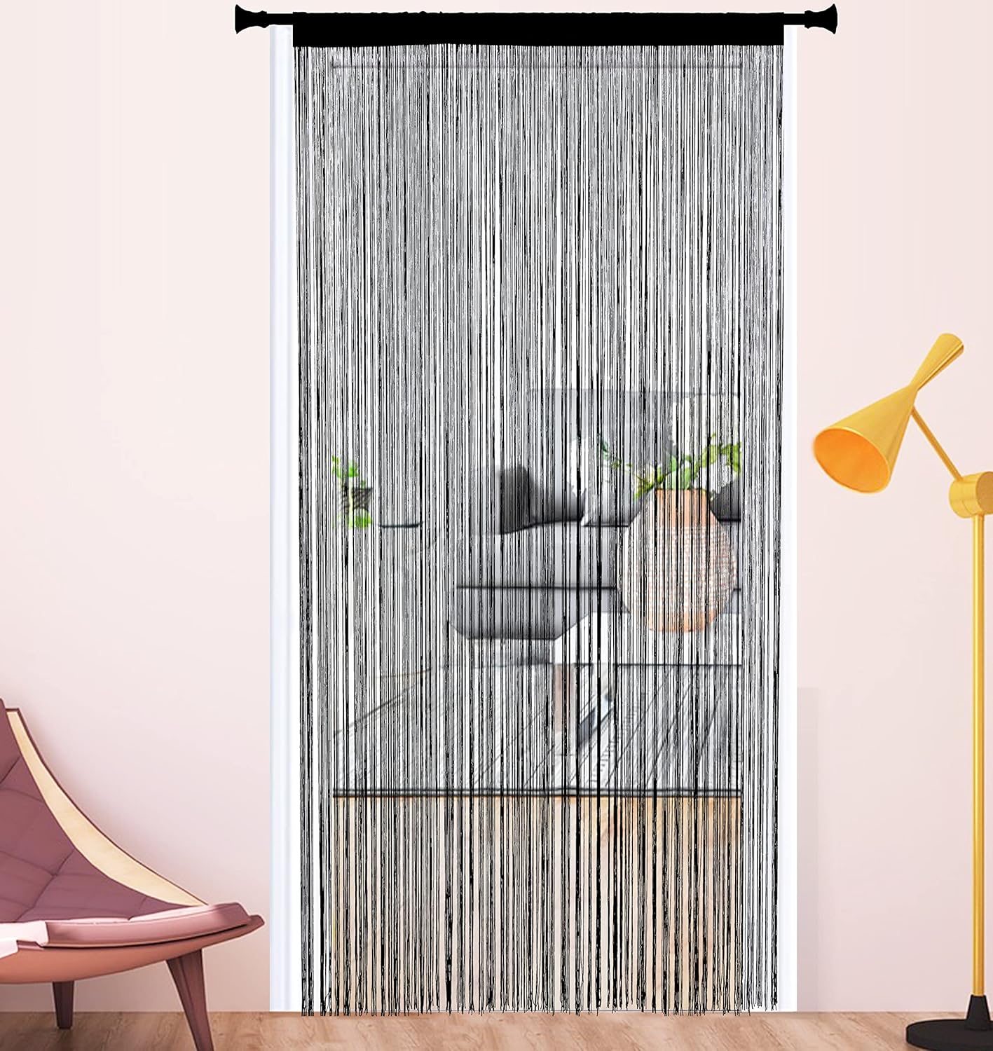QiBoYuYe Door Curtains Fly Screen Curtain For Window String Flies Doors ...