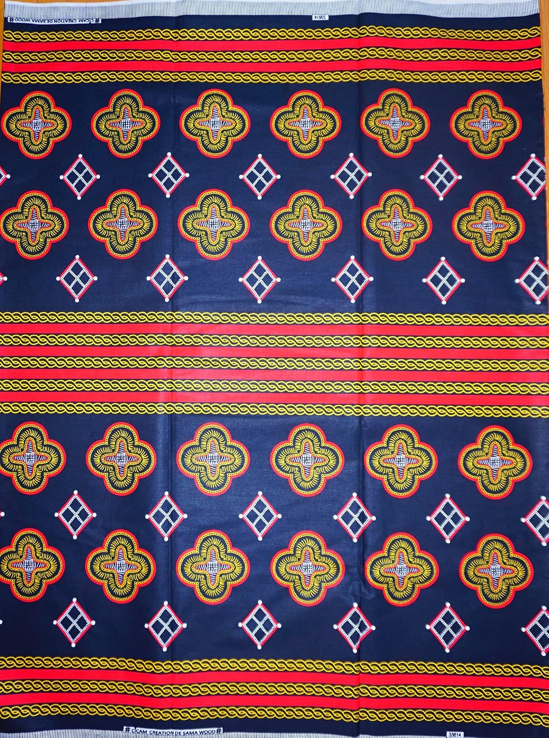 Amazon.com: Atoghu Toghu African Fabric by The Yard, Cotton Ankara, Mud ...