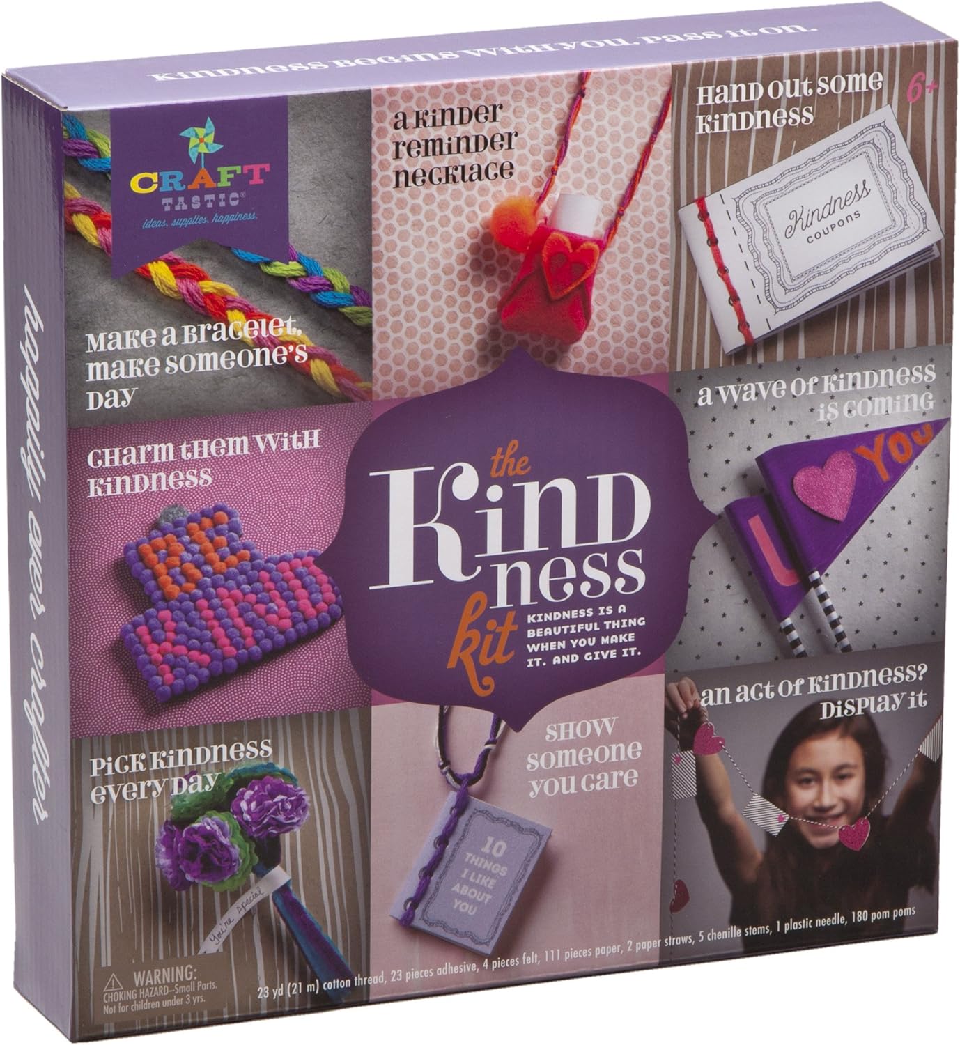 Amazon.com: Craft-tastic – Kindness Kit – Craft Kit Includes 8 Projects ...