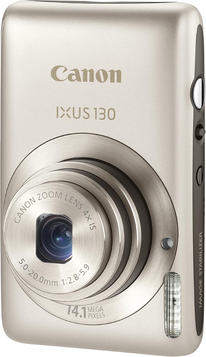 Canon IXUS 130 Digital Camera - Silver (14.1 MP, 4x Optical Zoom) 2.7 ...