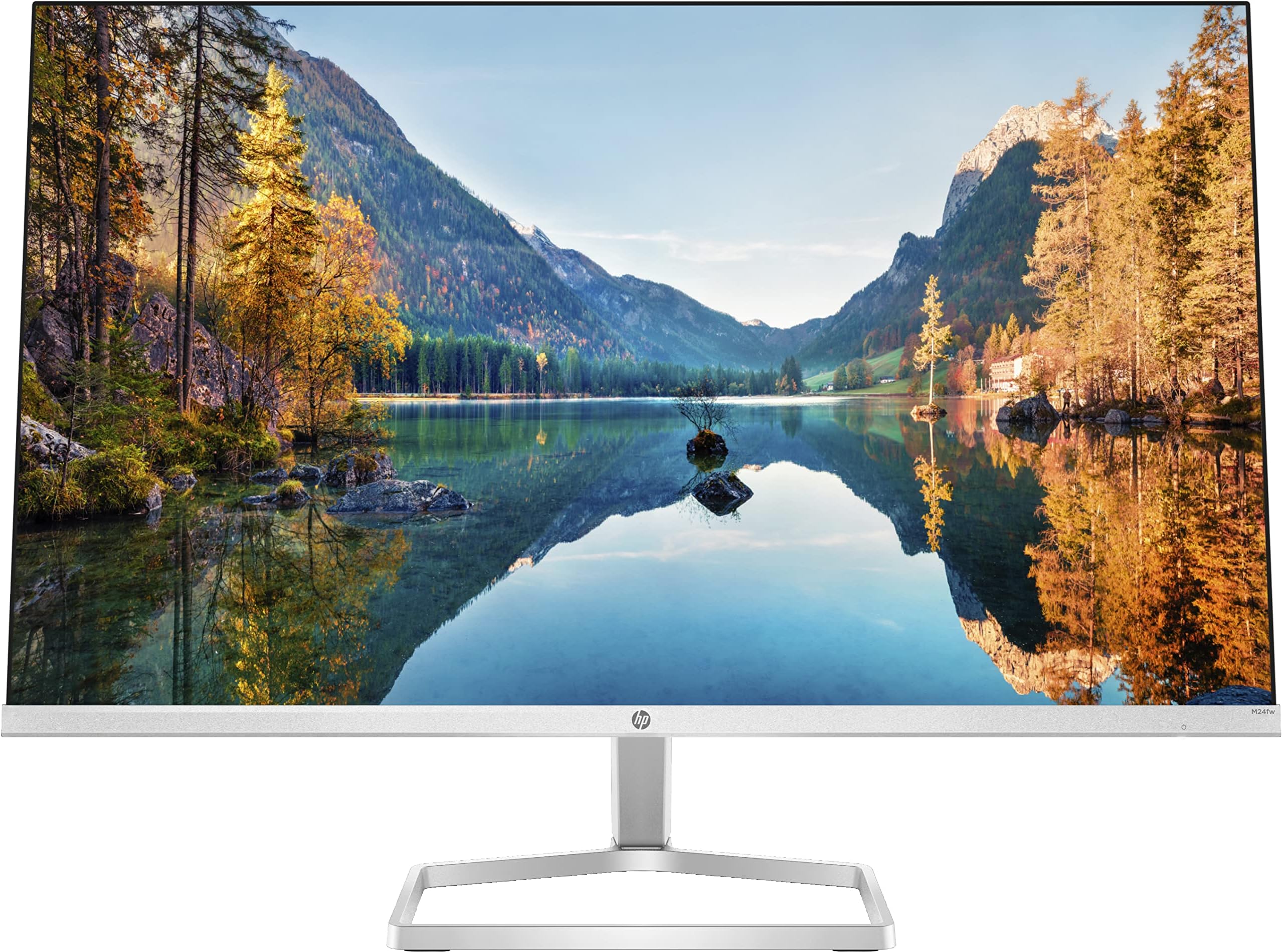 HP 24fw Monitor - 23,8 Zoll Bildschirm, Full HD IPS Display, eingebaute ...