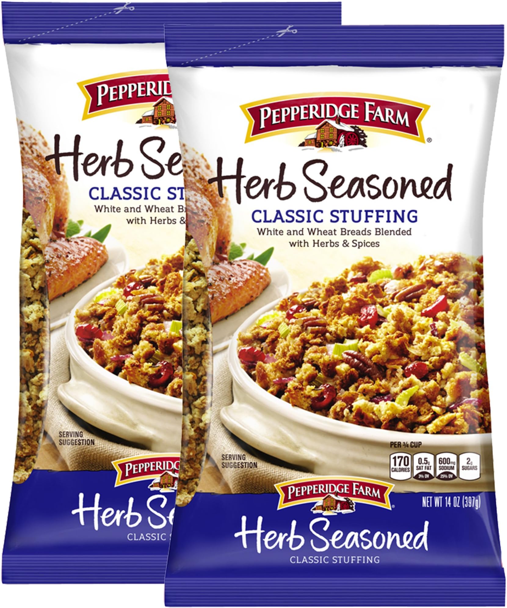 Amazon.com : Bell's Traditional Stuffing Mix, 12 oz Box – Classic New ...