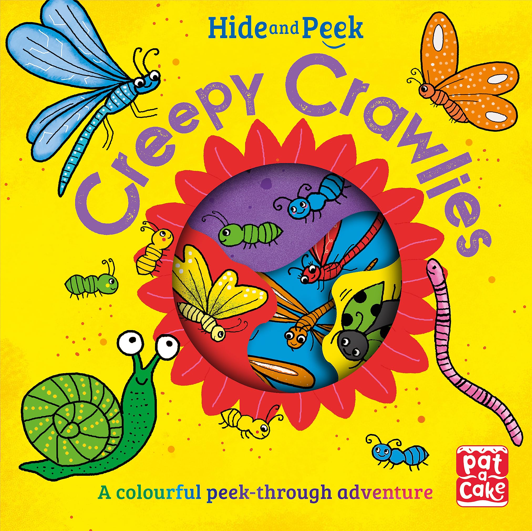 Amazon.com: Creepy Crawlies (Hide and Peek): 9781526382535: Pat-a-Cake ...