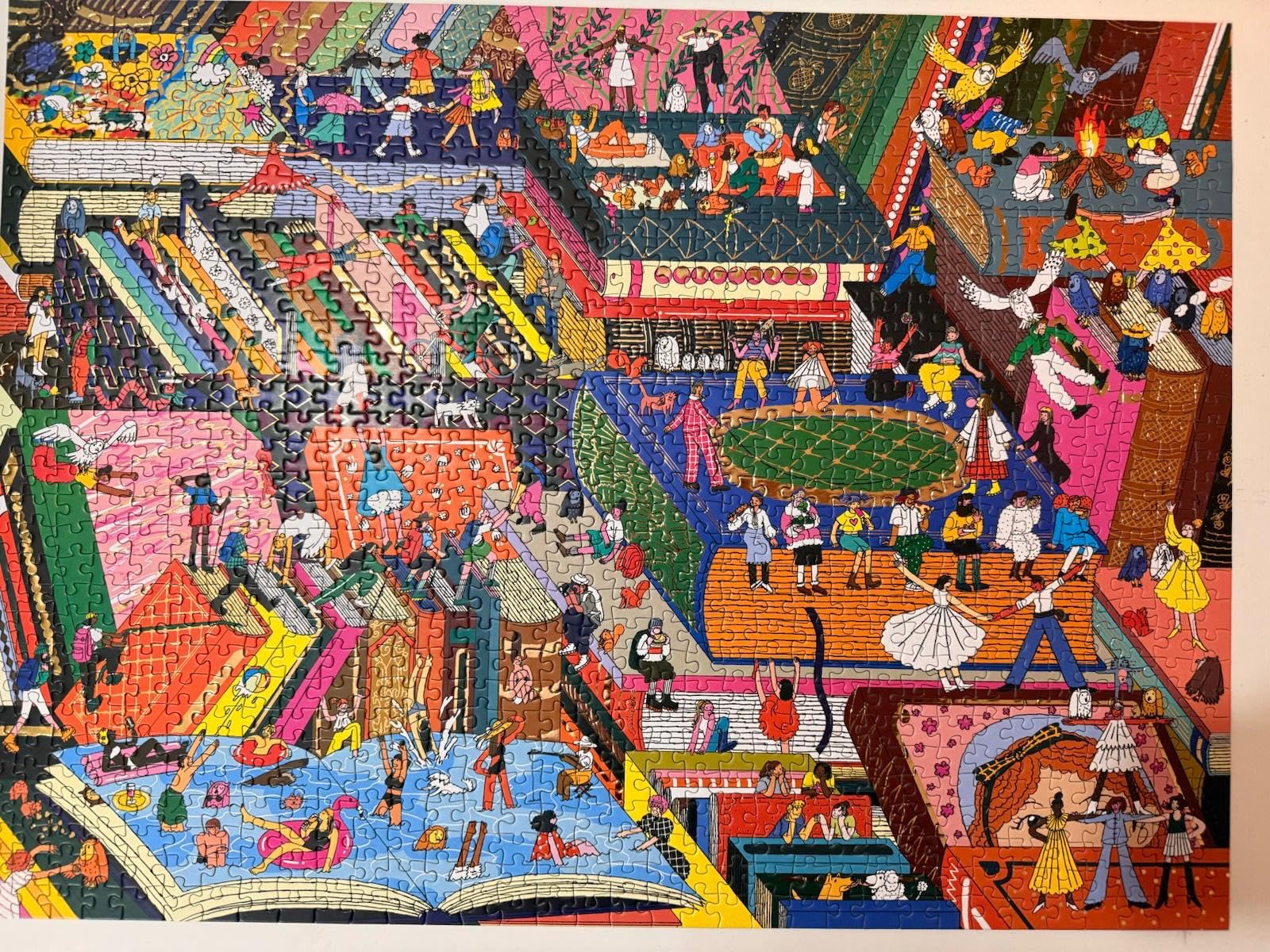 Novel Neighborhood 1000 Piece Foil Puzzle : Galison, Chung, Hye Jin ...