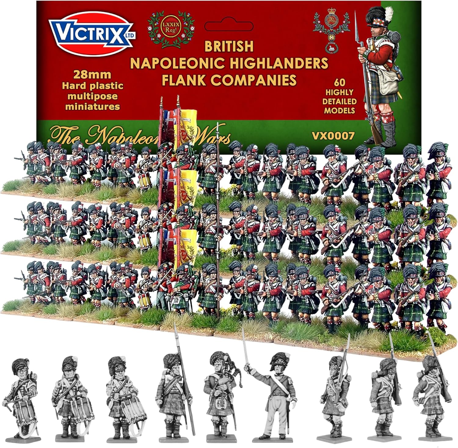 Amazon.com: Wargames Delivered - Victrix British Napoleonic Highlander ...