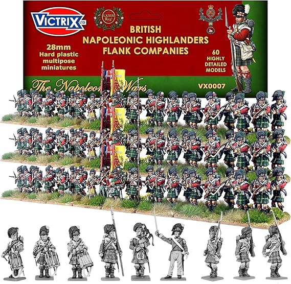 Amazon.com: Wargames Delivered - Victrix British Napoleonic Highlander ...