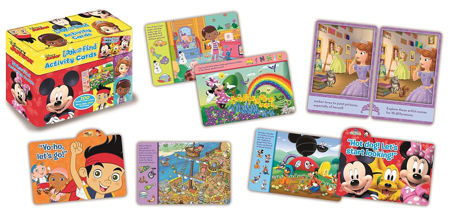 Disney Junior - Look and Find Activity Cards - Mickey Mouse - PI Kids ...