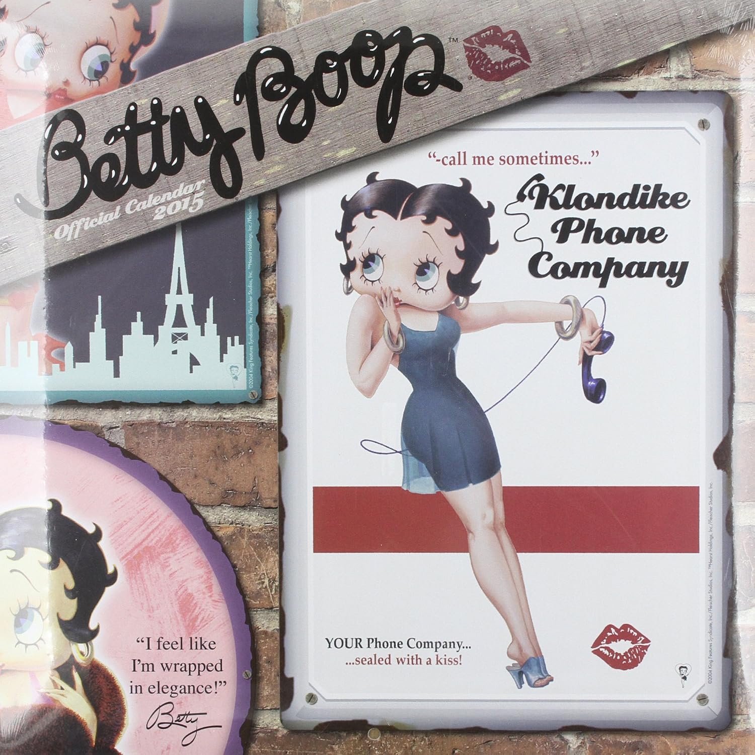 Betty Boop Wall: 12x12: 9781782936466: Amazon.com: Books