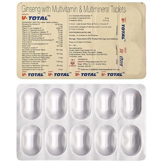 V-Total - Strip of 10 Tablets : Amazon.in: Health & Personal Care
