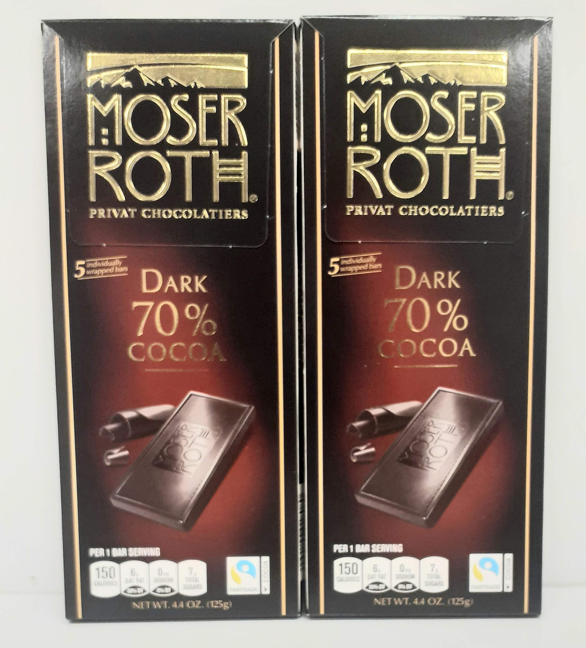 Amazon.com : Moser Roth Fine German European Dark Chocolate 70% / 85% ...