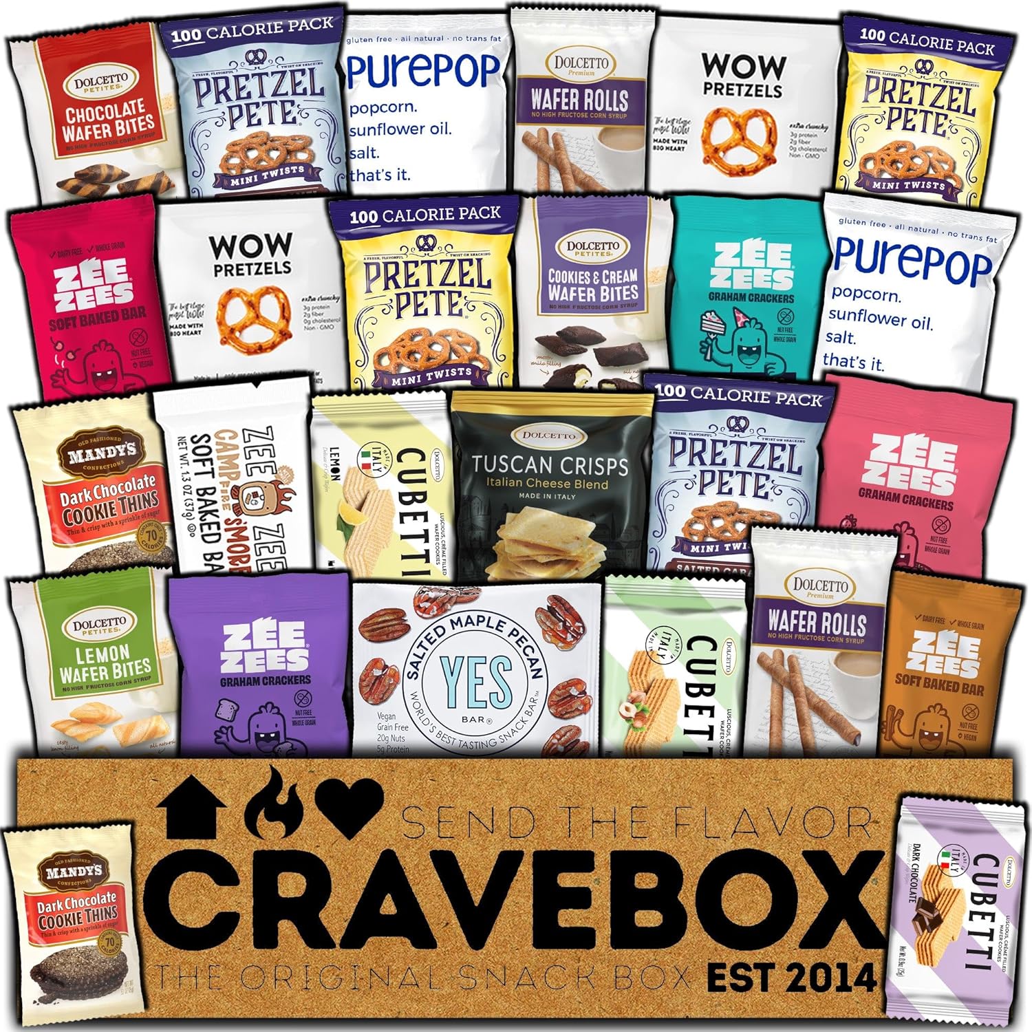 Amazon.com: CRAVEBOX Gourmet Boutique Snack Box - Spring Finals Gift ...