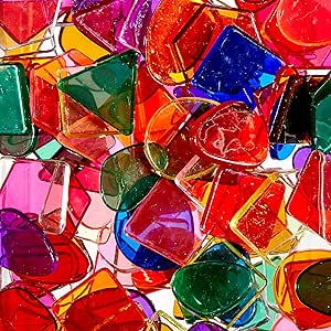 Amazon.com: Creativity Inspired Translucent Mosaic Tiles, Pack of 500 ...