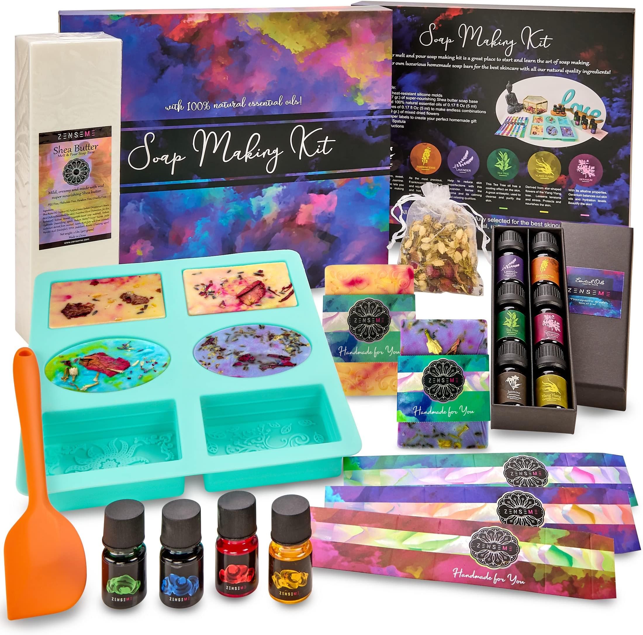 Amazon.com: Soap Making Kit for Adults, Make Your Own Soap with Melt ...