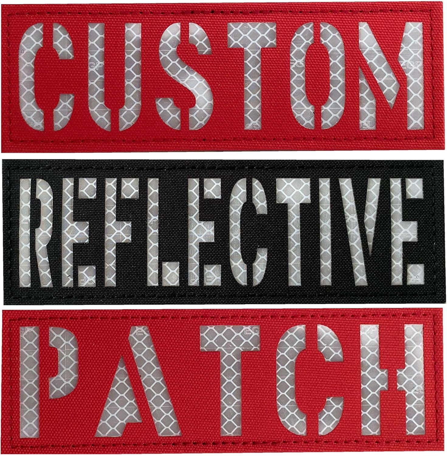 Amazon.com: Custom Reflective Patch Laser Cut Patch for Vest Harness Or ...