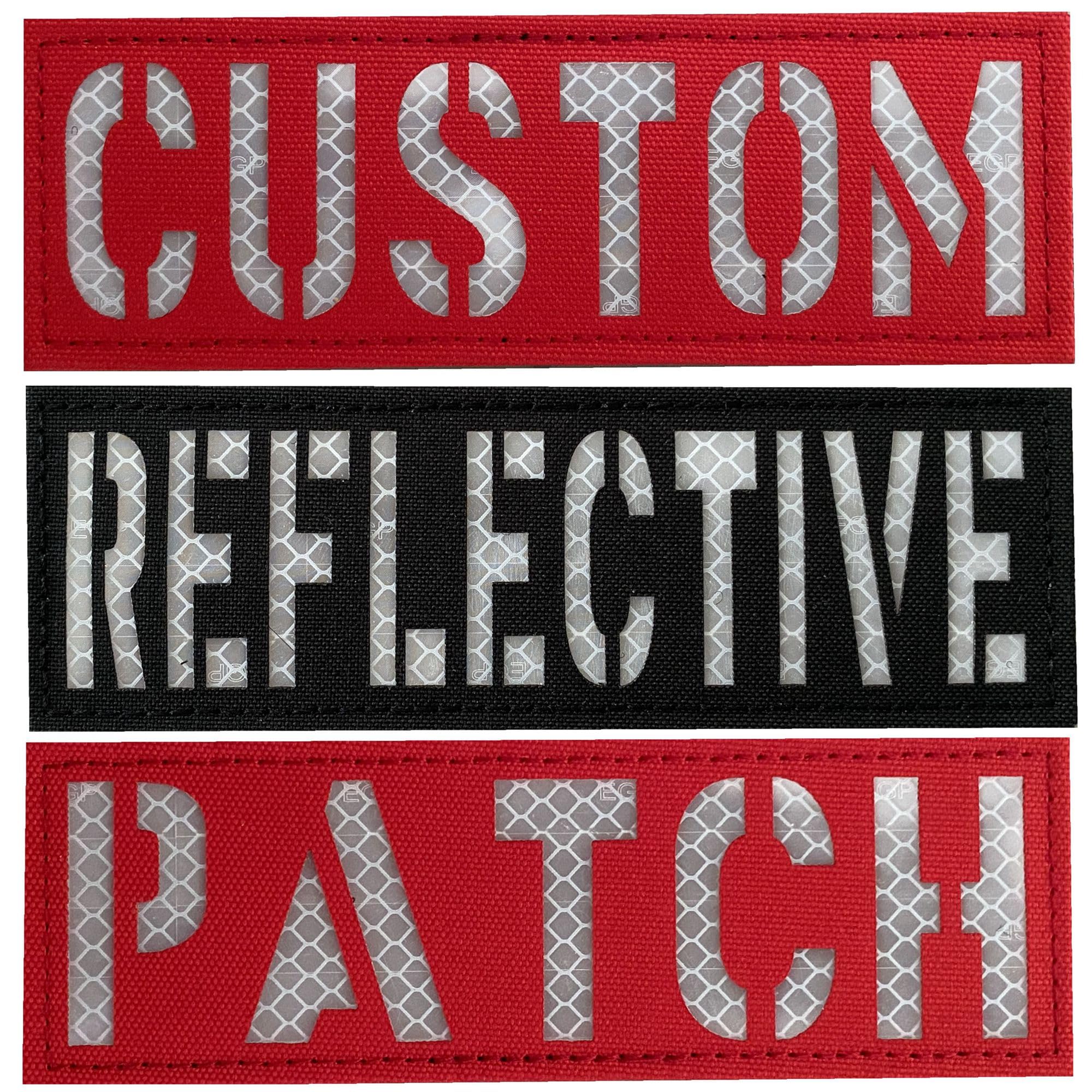 Amazon.com: Custom Reflective Patch Laser Cut Patch for Vest Harness Or ...