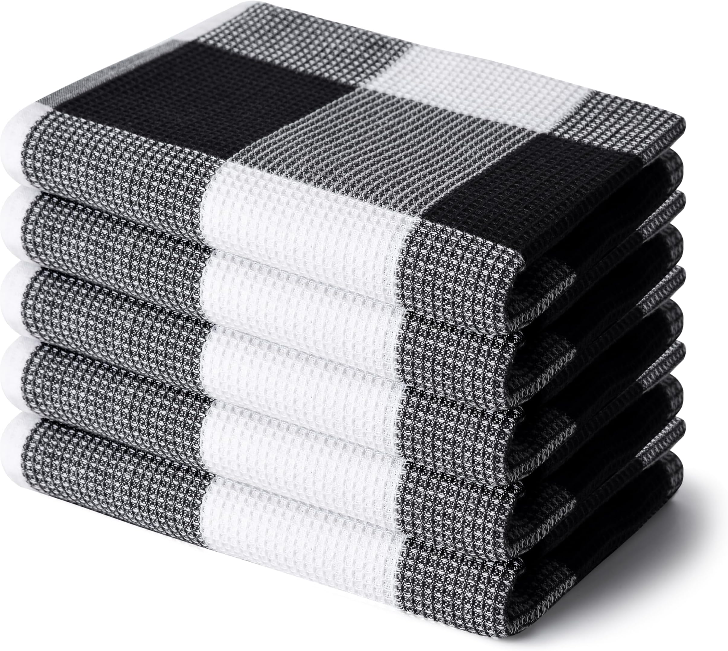 Alta Scelta Waffle 100% Cotton Kitchen Towels Quality Tea Towels Quick ...