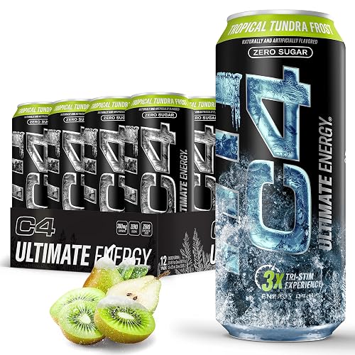 Snapklik.com : C4 Ultimate Frost Zero Sugar Energy Drink, Tri-Stim ...
