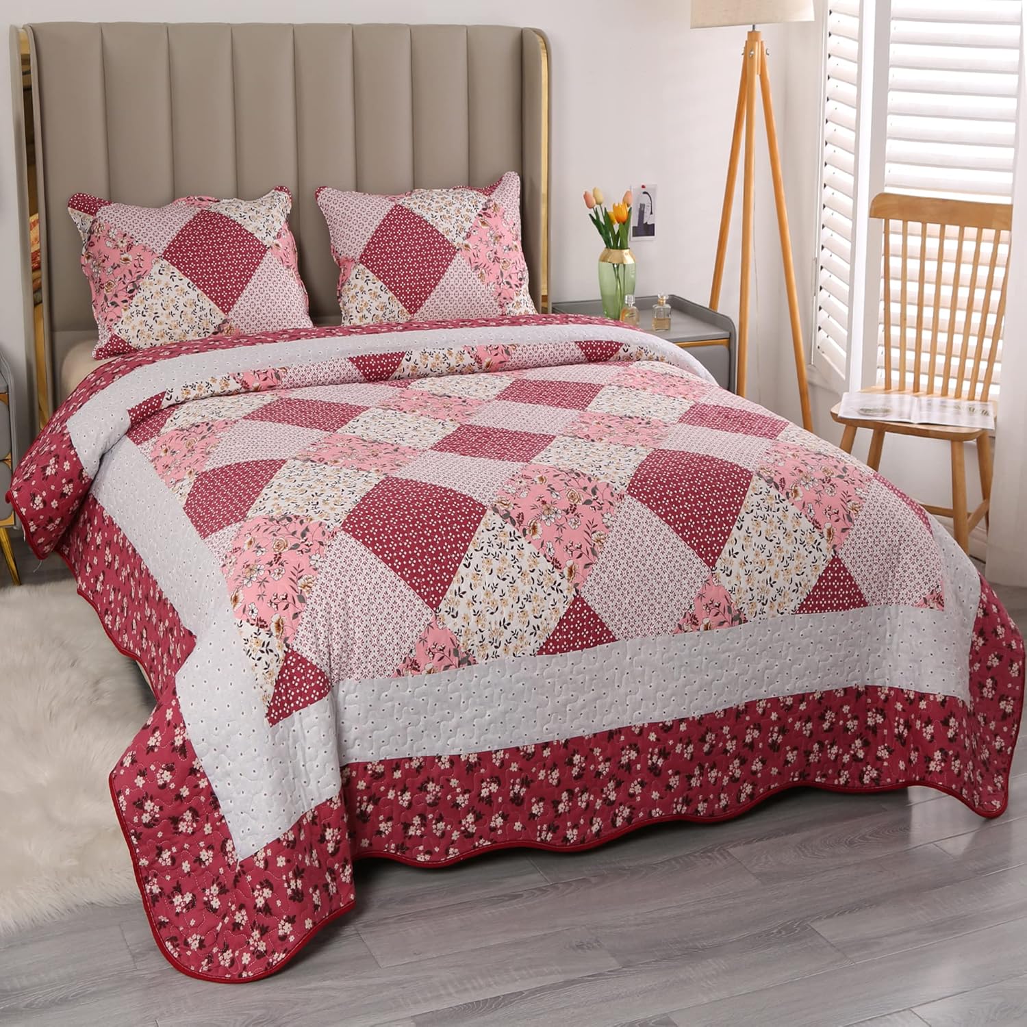 VIVILINEN Couvre-lit d'été pour lit double mi-saison 220 x 240 cm ...