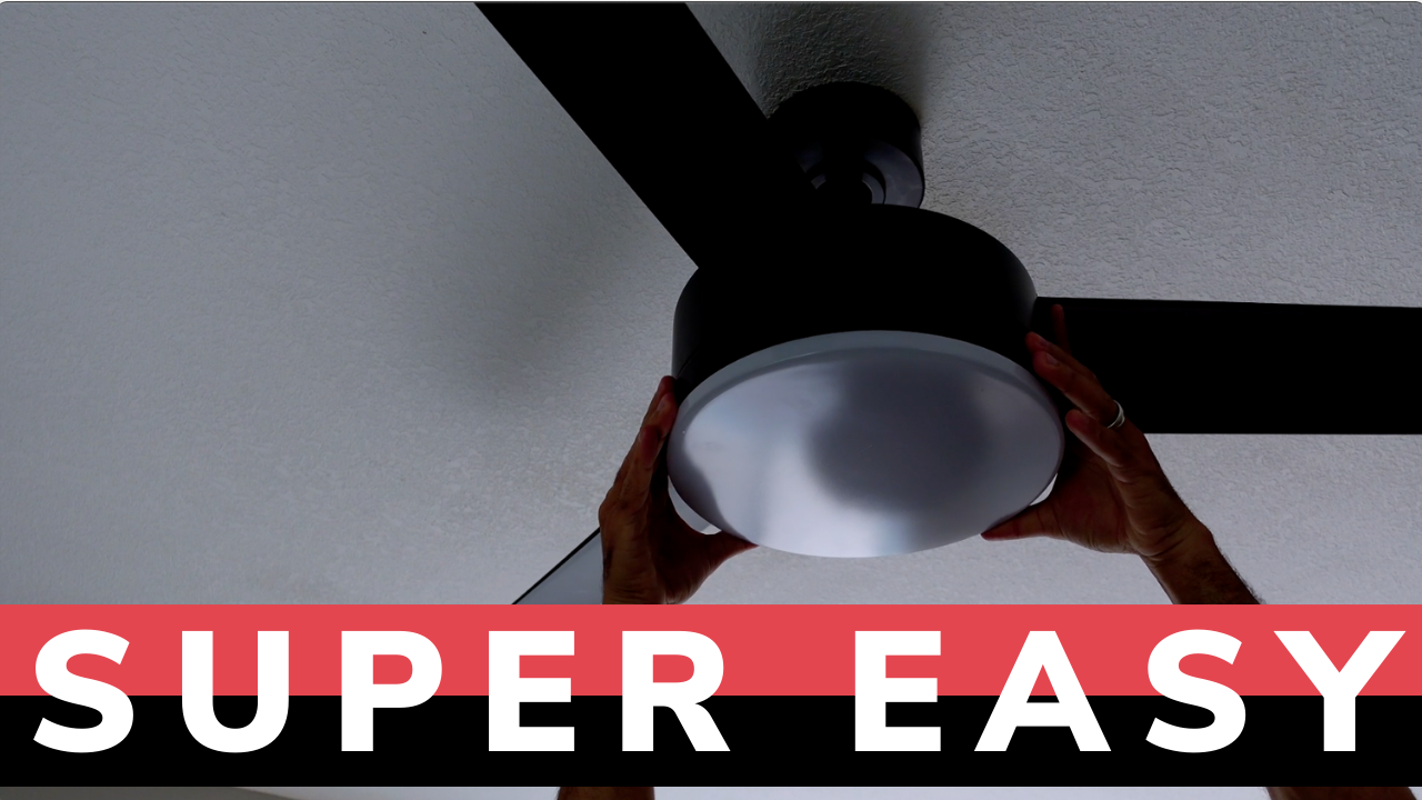Watch How to install Ceiling Fan with Light on Amazon Live