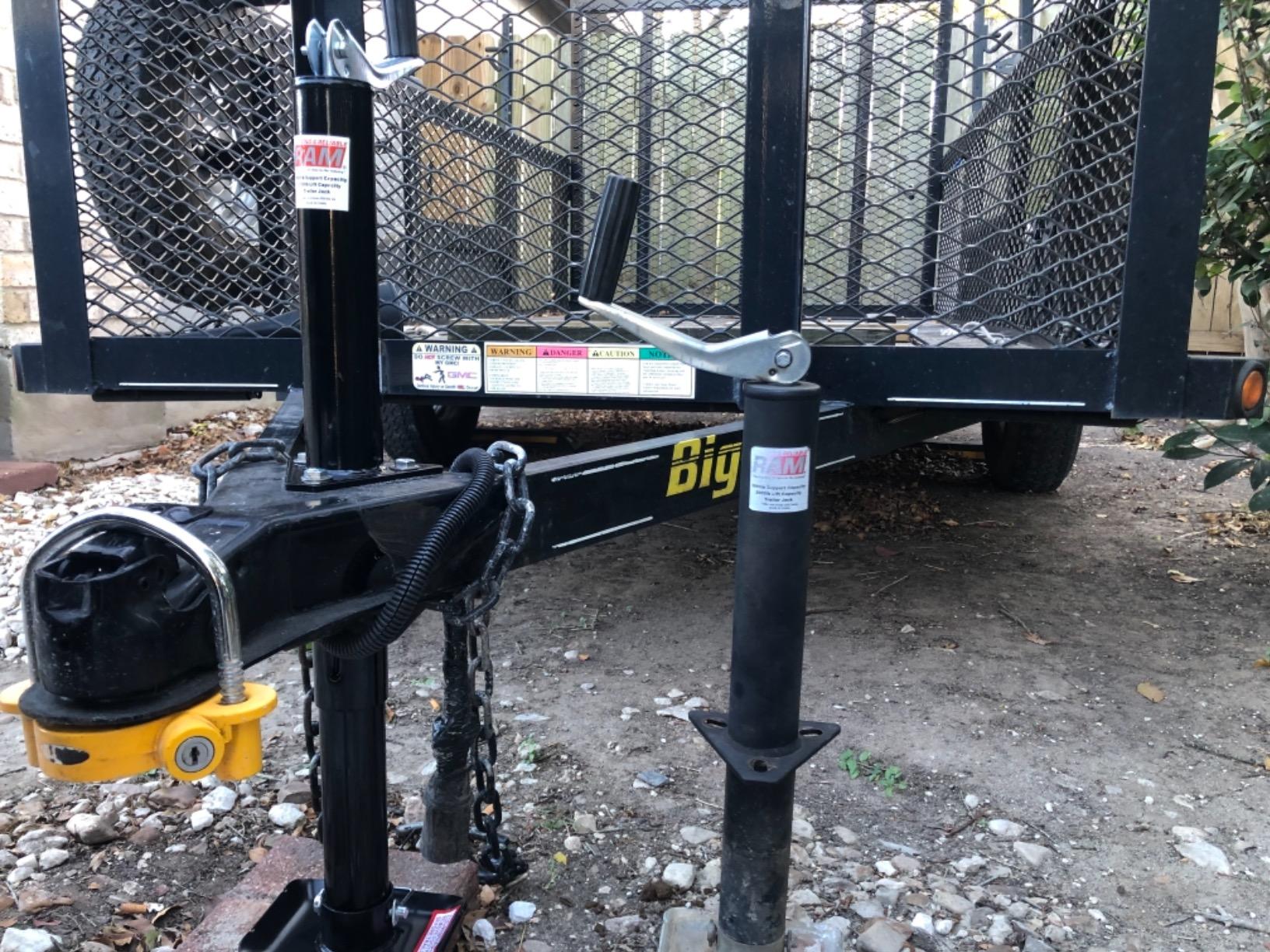 Amazon.com: A-Frame Trailer Jack with Foot and Mounting Hardware ...