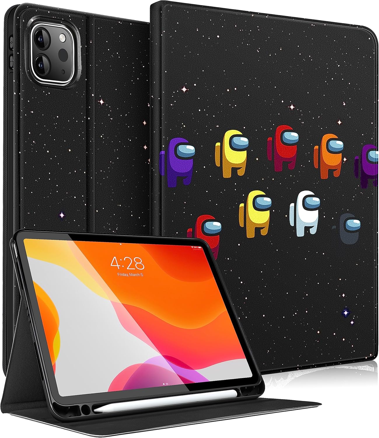Amazon.com: Trendy Fan for iPad Pro 12.9 Case 2022/2021/2020/2018 for ...