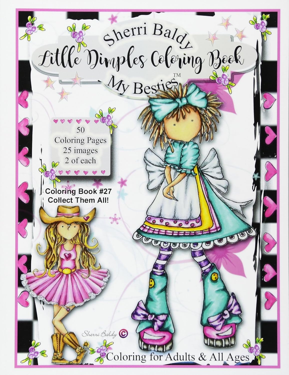 Amazon.com: Sherri Baldy My Besties Little Dimples Coloring Book ...