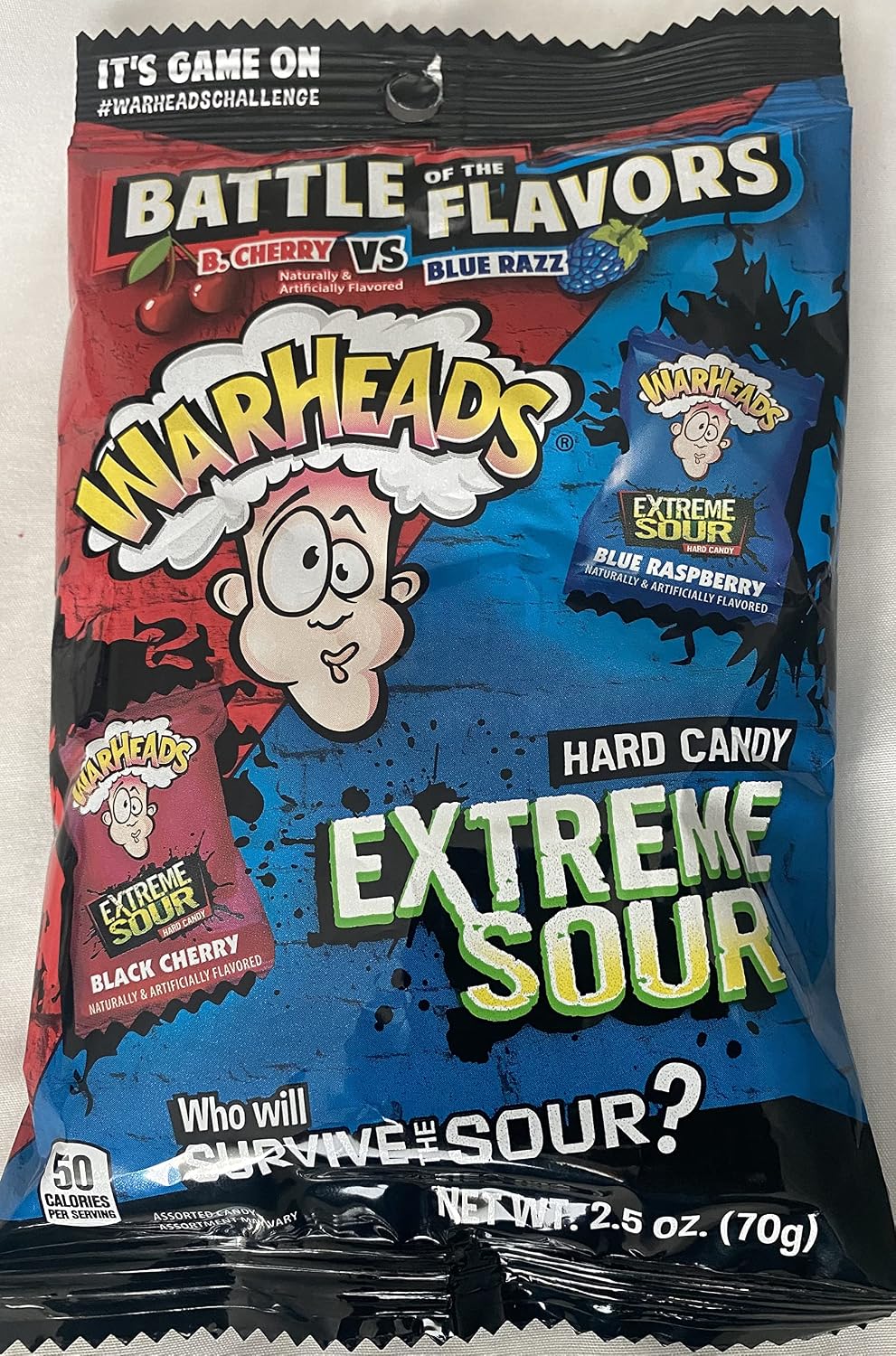 Amazon.com : impact confections WarHeads extreme sour battle of the ...
