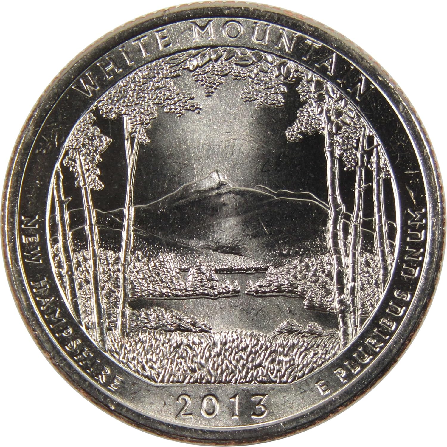 2013 P White Mountain National Forest Quarter BU Uncirculated Clad 25c ...