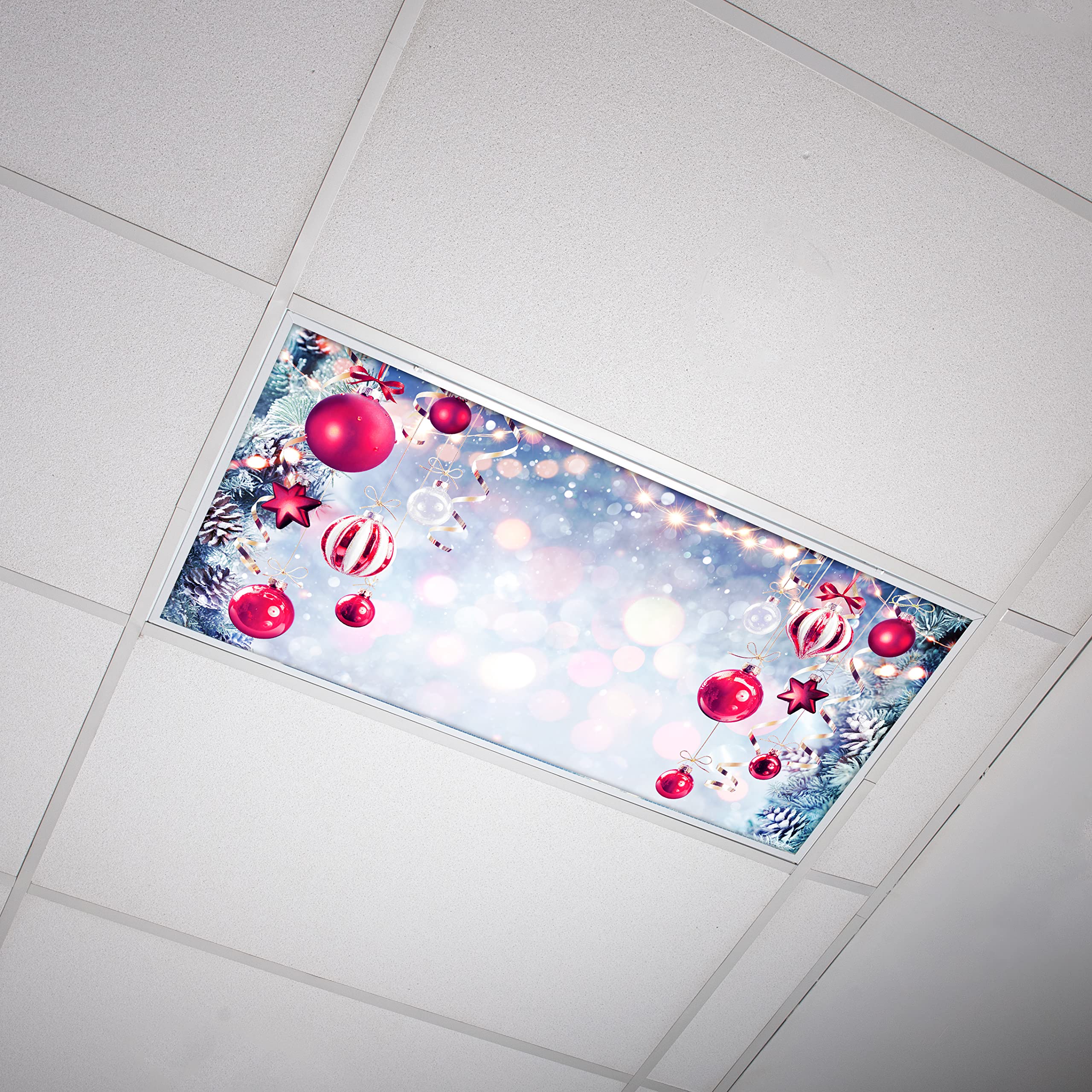 Fluorescent Light Cover for Classroom Ceiling Lights - Premium Backlit ...