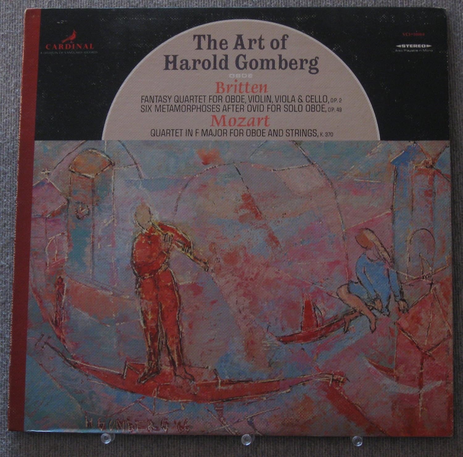 The Art of Harold Gomberg, Oboe; Britten "Fantasy Quartet for Oboe ...