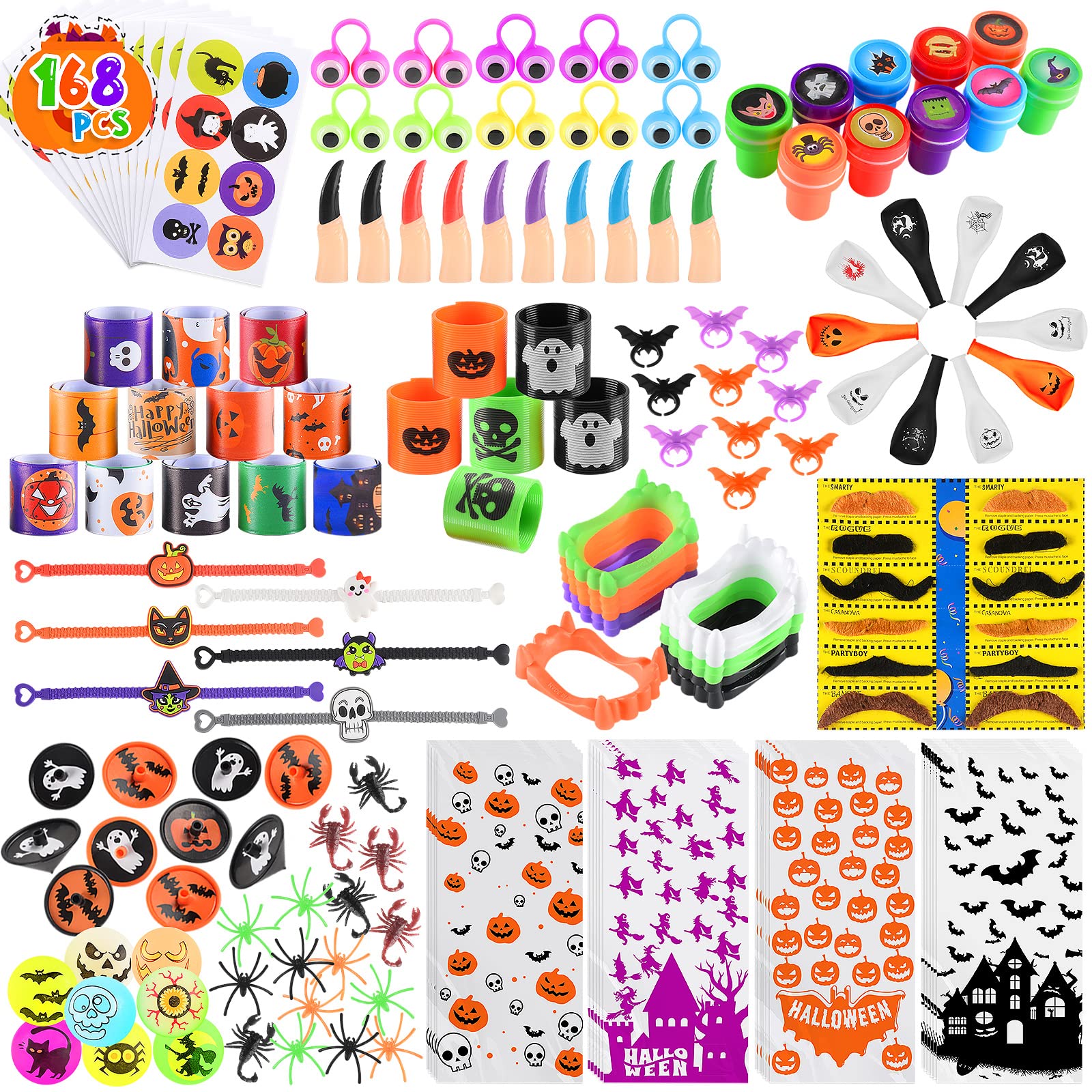 Buy Halloween Toys Bulk for Kids, Halloween Party Favors for Boys Girls ...