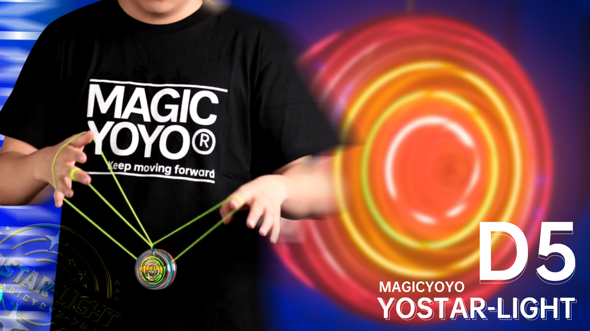 Watch MAGICYOYO D5 Light Up Yoyo - Dazzling Light Show at Night on ...