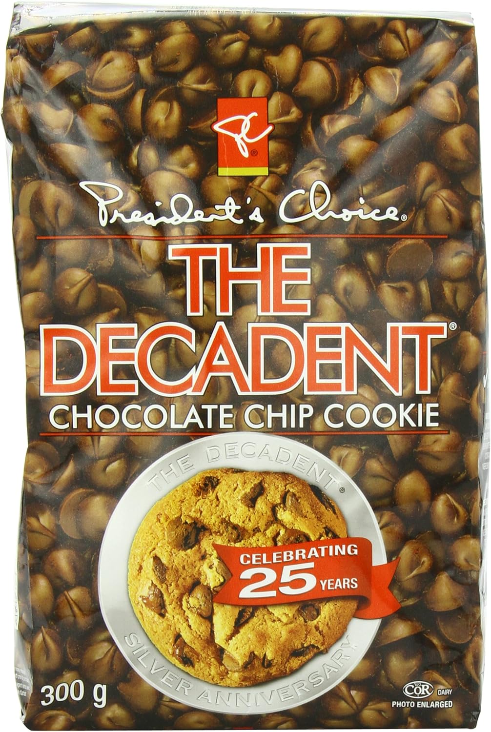President's Choice The Decadent Cookies, Chocolate Chip, 350 Grams/12. ...