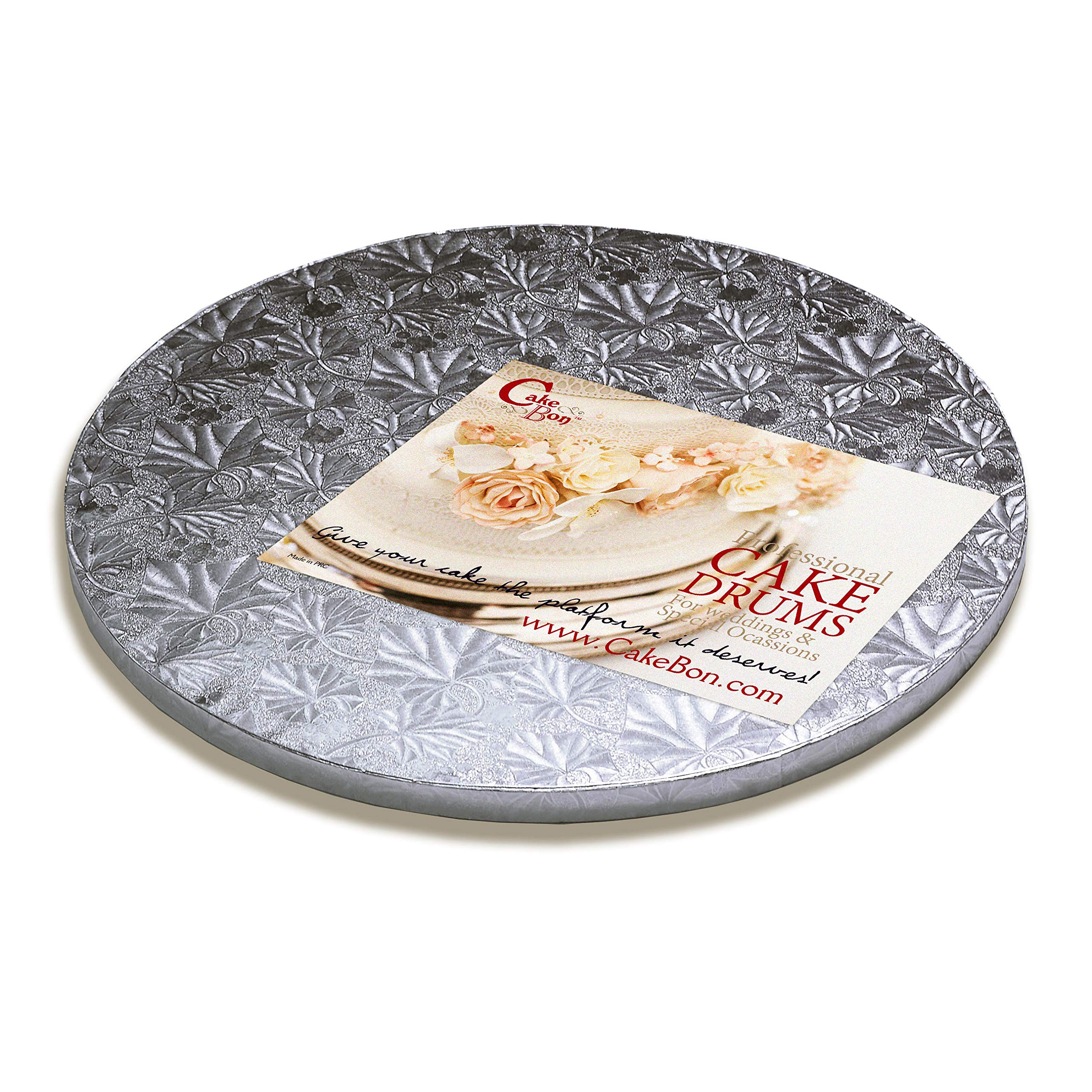 Snapklik.com : Thick, Round Cake Boards, 12-Inch Round Silver - Sturdy ...