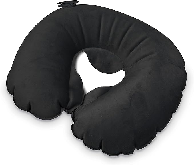 Amazon.com: Samsonite Compact Inflatable Travel Neck Pillow with Pouch ...