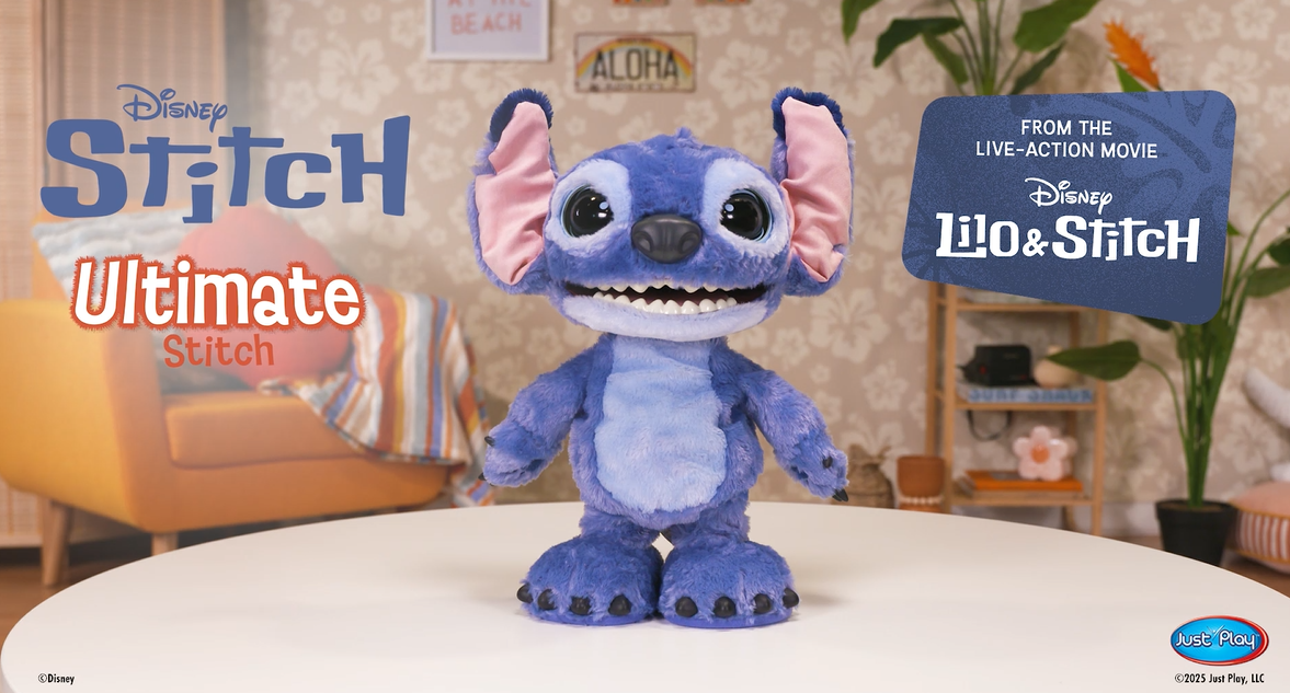 Watch Disney Stitch Ultimate Stitch Interactive Feature Plush on Amazon ...