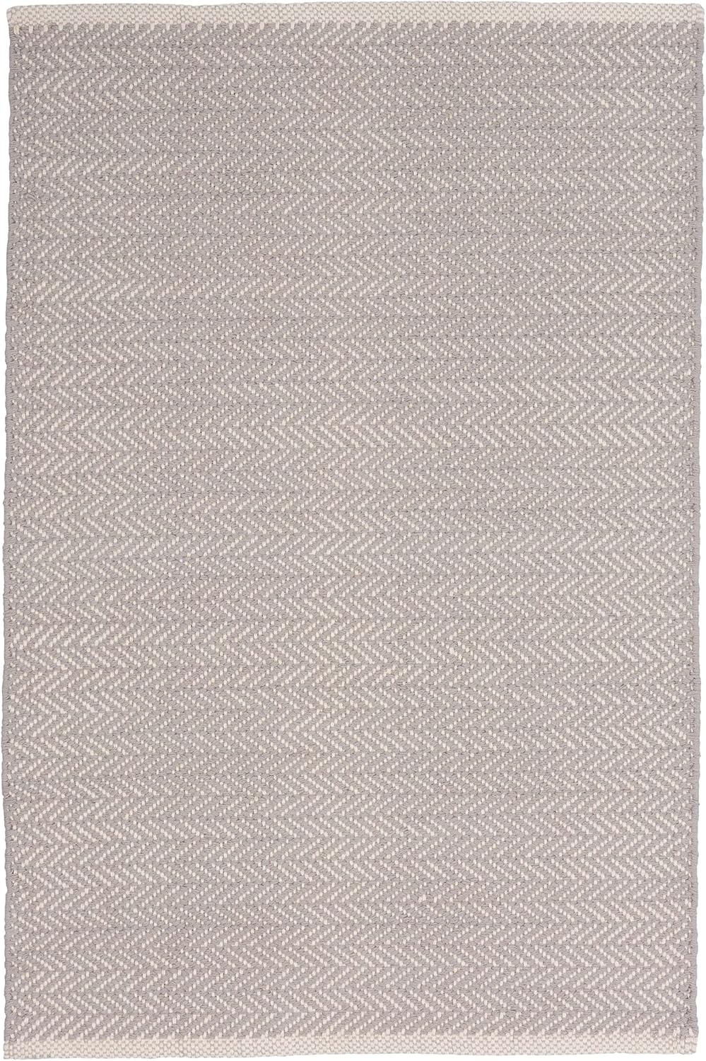 Amazon.com: Dash and Albert Herringbone Cotton Area Rug - 3' x 5' Dove ...